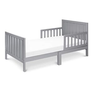 carter's by davinci benji toddler bed in grey, greenguard gold certified