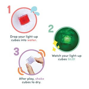 Glo Pals Water-Activated Light-Up Cubes for Sensory Play – 12 Pack