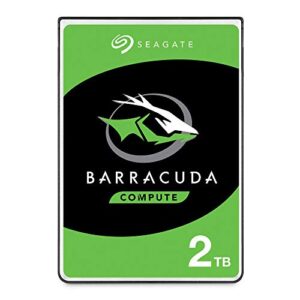 seagate barracuda 2tb internal hard drive hdd – 2.5 inch sata 6gb/s 5400 rpm 128mb cache for computer desktop pc – frustration free packaging (st2000lm015)