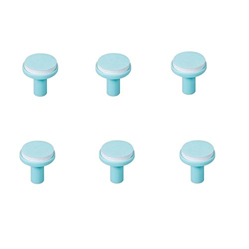 Baby Nail Trimmer Replacement Pads - Jaybva 6PCS Grinding Heads Polish Disc for Electric Nail File Clippers and Cutter Kit Blue Pads for Children Kids 6 Moths Up