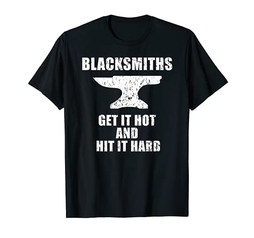 Funny Blacksmith Anvil Forging T-Shirt Forge