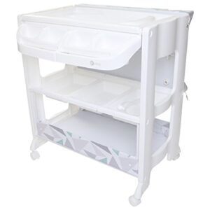 Mychild Peachy Changing Unit with Concealed Bath, Geo Diamond