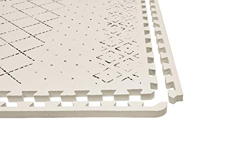 Yay Mats Stylish Extra Large Baby Play Mat. Soft, Thick, Non-Toxic Foam Covers 6 ft x 4 ft. Expandable Tiles with Edges Infants and Kids Playmat Tummy Time Mat (Carter Mudcloth Tan)