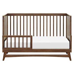 Babyletto Peggy 3-in-1 Convertible Crib with Toddler Bed Conversion Kit in Natural Walnut, Greenguard Gold Certified