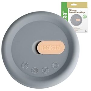 haakaa lid manual breast pump silicone cap fit all haakaa breast pumps 1 pc