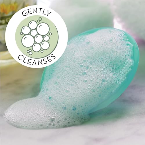 S&T INC. Exfoliating and Massaging Cradle Cap Bath Brushes for Baby, Silicone - 2 Inch x 2.5 Inch, Grey and Teal, 2 Pack