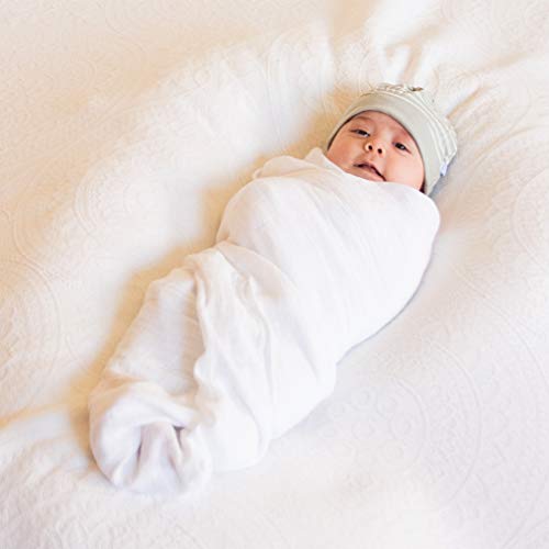 green sprouts Muslin Swaddle Blankets Made from Organic Cotton | Generously Sized for Easy swaddling | Super Soft & Softer with Every wash