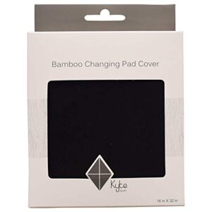 kyte baby bamboo rayon soft change pad cover (midnight)