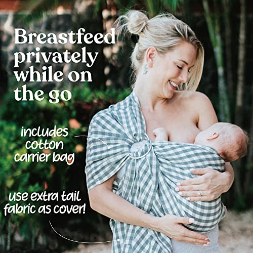 Nalakai Ring Sling Baby Carrier. Eco-Friendly, Soft Bamboo and Linen Baby Sling, Baby Wrap. Comfort, Style, and Giving Back - Carry Your Little One with Love