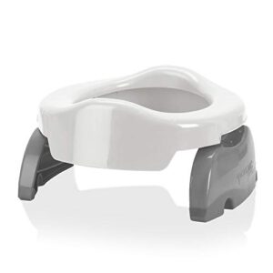 kalencom potette plus 2-in-1 (travel potty) trainer seat white/gray