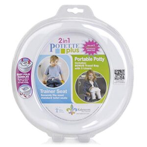 Kalencom Potette Plus 2-in-1 (Travel Potty) Trainer Seat White/Gray