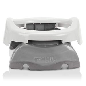 Kalencom Potette Plus 2-in-1 (Travel Potty) Trainer Seat White/Gray