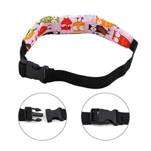 2 Pack Baby Car Head Support - Safety Car Seat Sleep Nap Aid Head Support Belt Offers Protection and Safety for Kids, Baby Stroller Seat Head Support Band Best Gift for Kids