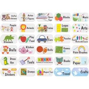 mozamy creative kids toy room organization labels toy bin labels toy labels toy storage stickers playroom decals toddler stickers school aged kids wall decals