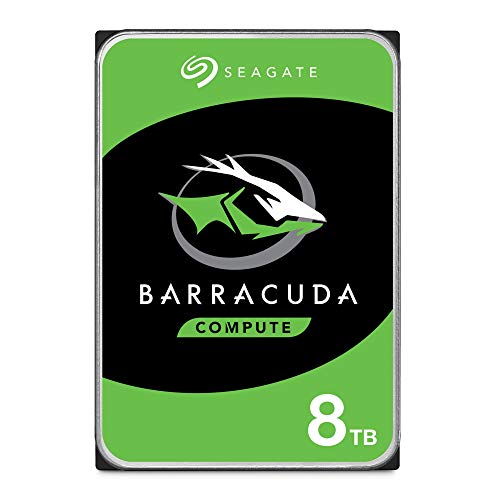 Seagate ST8000DM008 BarraCuda 8TB Internal Hard Drive HDD – 3.5 Inch Sata 6 Gb/s 5400 RPM 256MB Cache for Computer Desktop PC – Frustration Free Packaging (ST8000DM004)