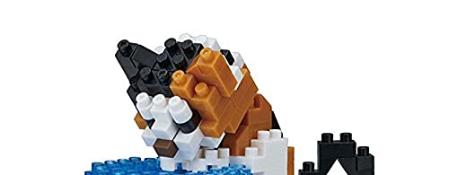 nanoblock - Fishbowl Cat [Cats], Collection Series Building Kit, Multicolored, NBC_272