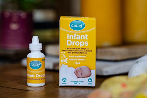 Colief Infant Digestive Aid | Gas Drops for Babies | Natural & Safe Infant Gas Relief | Reduces Baby Colic, Tummy Bloating, Fussing & Crying | 90 Servings | 0.5 Fl Oz