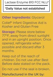 Colief Infant Digestive Aid | Gas Drops for Babies | Natural & Safe Infant Gas Relief | Reduces Baby Colic, Tummy Bloating, Fussing & Crying | 90 Servings | 0.5 Fl Oz