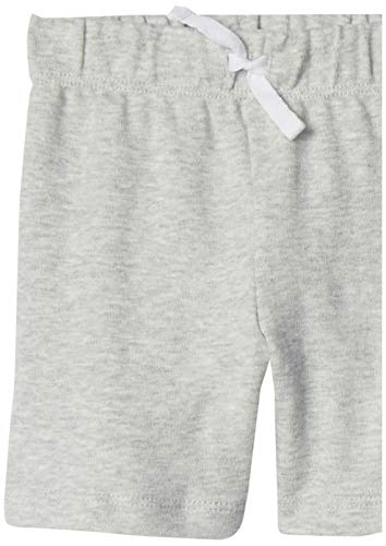 Amazon Essentials Unisex Babies' Cotton Pull-On Shorts, Pack of 3, Blue/Grey, 18 Months