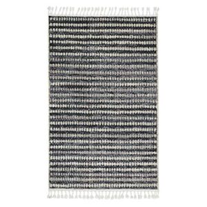 Amazon Brand – Stone & Beam Modern Contemporary Area Rug, 5 x 8 Foot, Off White