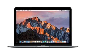 2017 apple macbook with 1.2ghz intel core m3 (12-inch, 8gb ram, 256gb ssd storage) space gray (renewed)