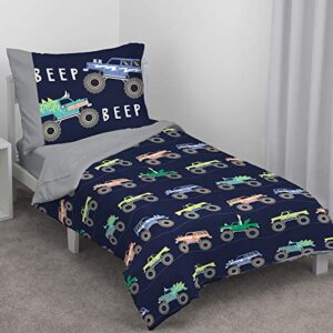 Carter's Monster Truck 4 Piece Toddler Bed Set