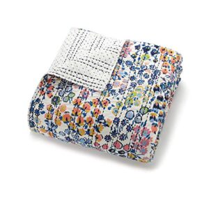 Vera Bradley Petite Floral Quilt, Full Queen, Blue