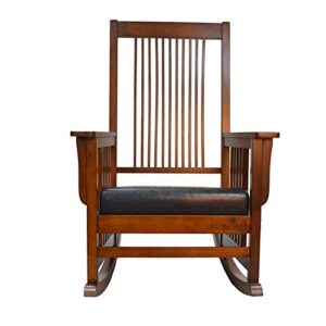 carolina classic montego mission rocker in chestnut