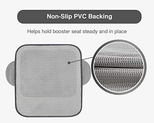 Minnebaby Extra Large Booster Chair Protector Cover, Dining Chair Seat Cover for Booster Seat, Grey