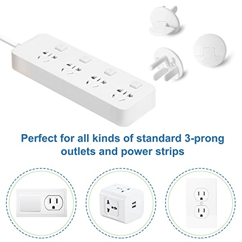 Outlet Covers Baby Proofing White - PRObebi 38 Pack Plug Covers for Electrical Outlets, Child Proof Socket Covers, Baby Safety Products for Home, Office, Easy Insatllation, Protect Babies