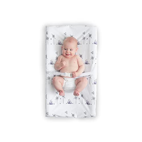 JumpOff Jo Waterproof Fitted Changing Pad Cover – Soft Plush Minky Fabric - Bears