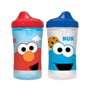 nuk sesame street hard spout cup, 10 oz, 2 pack