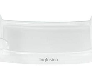 Inglesina Fast Dining Tray Plus, Clip-On Accessory for Fast Table Chair - For Toddlers, Baby and Kids - For Eating, Daycare or Restaurant - Non Slip, Portable, Space Saver and Reusable - Clear Plastic