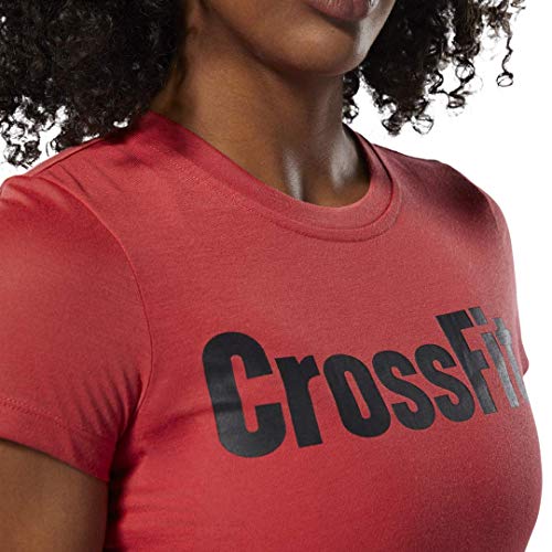 Reebok Crossfit Forging Elite Fitness Speedwick Tee, Rebel Red, 2XS