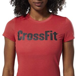 Reebok Crossfit Forging Elite Fitness Speedwick Tee, Rebel Red, 2XS