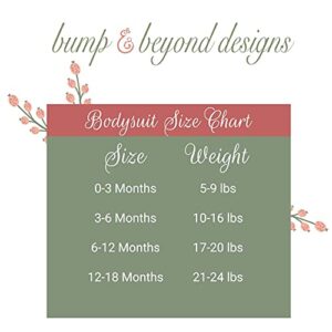 Bump and Beyond Designs Baby-Girls Surprise Pregnancy Announcement For Grandparents Coming Soon Leotard White, 0-3 Months