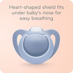 NUK Newborn Orthodontic Pacifiers, Girl, 0-2 Months, 2-Pack