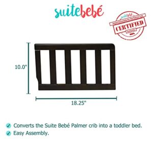 Suite Bebe Palmer Toddler Guard Rail, Espresso