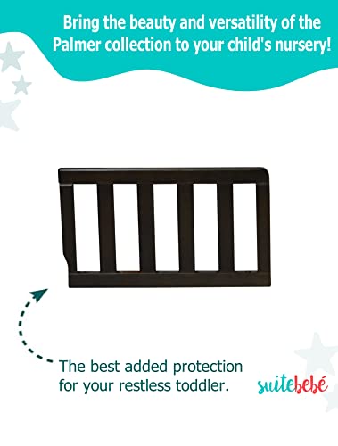 Suite Bebe Palmer Toddler Guard Rail, Espresso