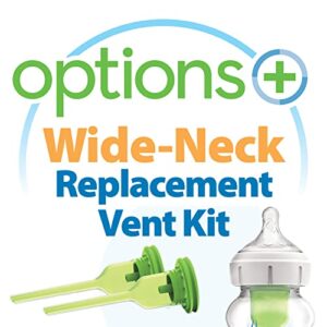 Dr. Brown’s Natural Flow® Options+™ Replacement Vent Kit, Wide-Neck 2 Count (Pack of 1)