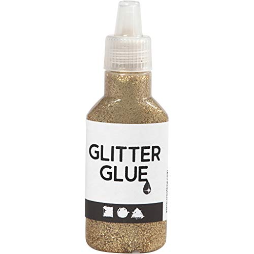 Creativ Glitter Glue, Gold, One Size