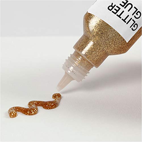 Creativ Glitter Glue, Gold, One Size