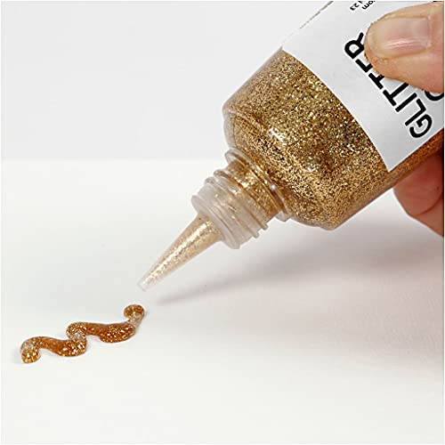 Creativ Glitter Glue, Gold, One Size