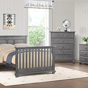 Oxford Baby Kenilworth 6 Drawer Dresser, Graphite Gray