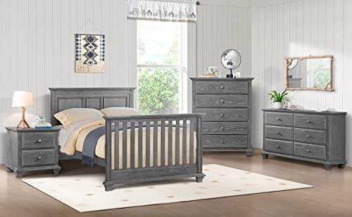 Oxford Baby Kenilworth 6 Drawer Dresser, Graphite Gray