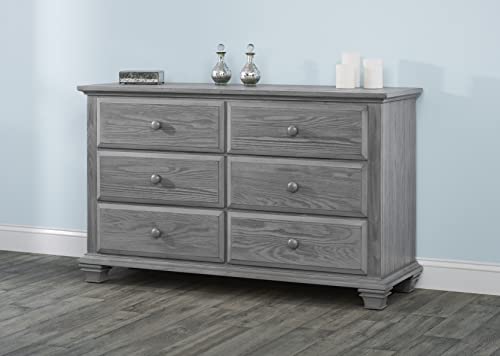 Oxford Baby Kenilworth 6 Drawer Dresser, Graphite Gray