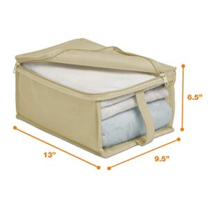 Delta Children 6-Piece Hide-A-Way Storage Bag Set, Beige