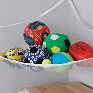 Little Chicks Toy Storage Hammock Jumbo Net - Stuffed Toys Corner Organizer - Measures 72.75" x 51.5" x 51.5" - Model CK083