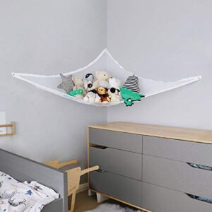 Little Chicks Toy Storage Hammock Jumbo Net - Stuffed Toys Corner Organizer - Measures 72.75" x 51.5" x 51.5" - Model CK083