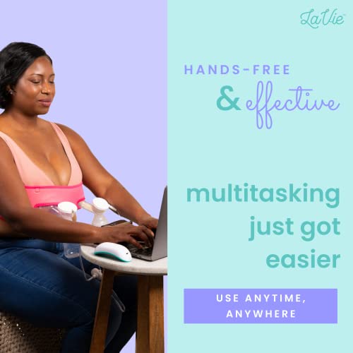 LaVie 3-in-1 Warming Lactation Massager, 2 Pack, Heat and Vibration, Pumping and Breastfeeding Essential, for Improved Milk Flow, Comforting Relief